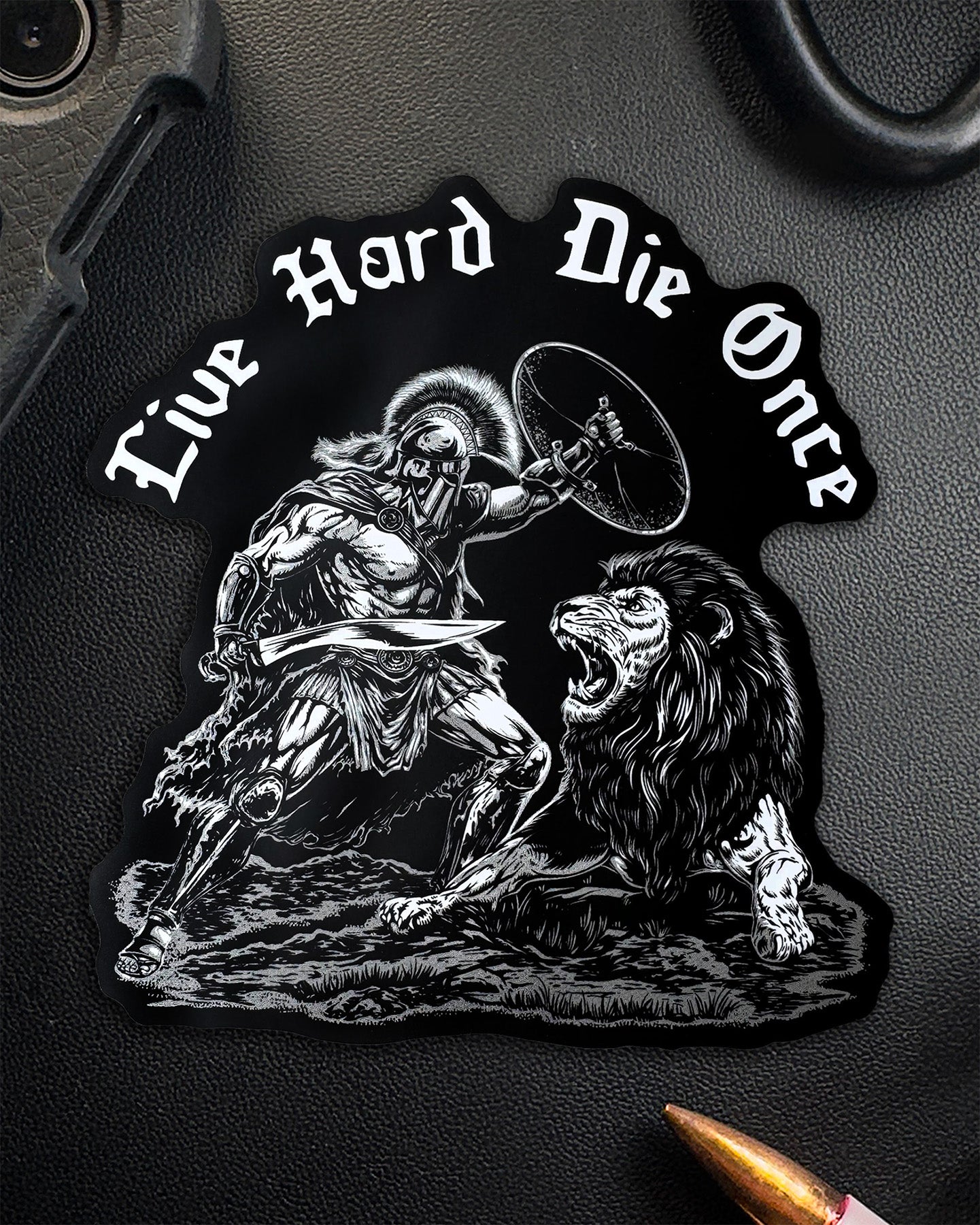Die Once | Vinyl Sticker for the Warrior Mindset – Brothers in Arms