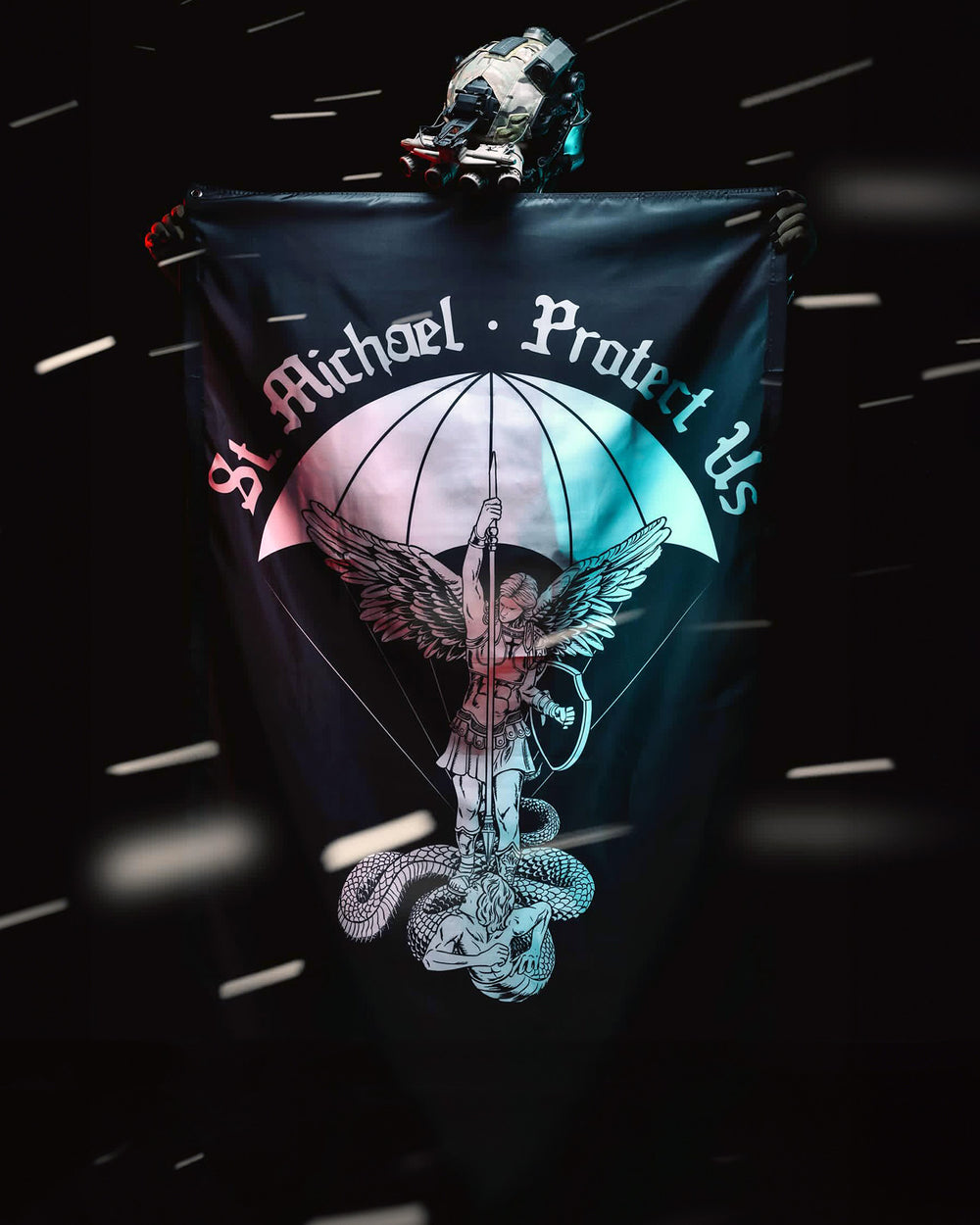 St. Michael - Protect us | Flag