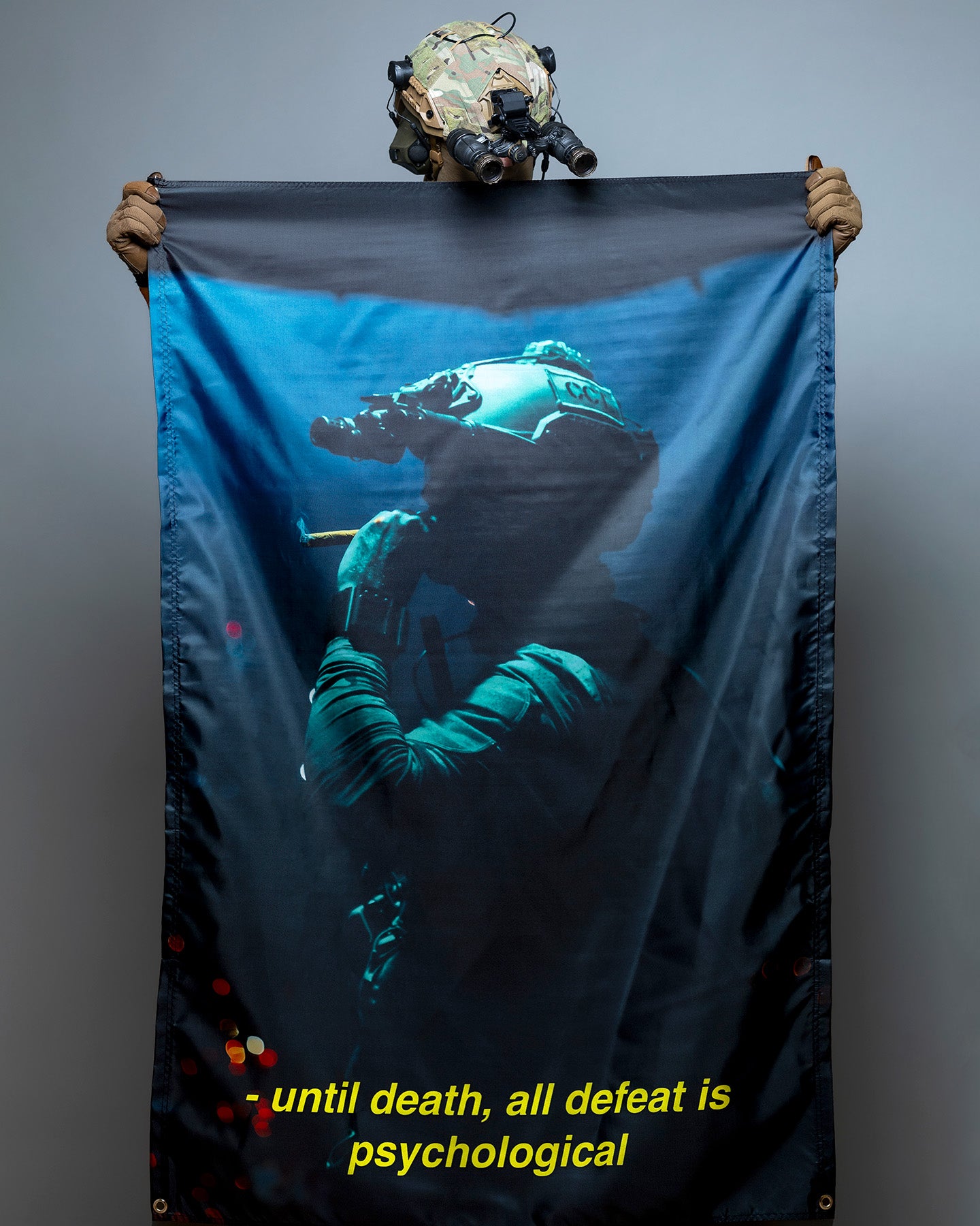 Until Death | Military Mindset Flag