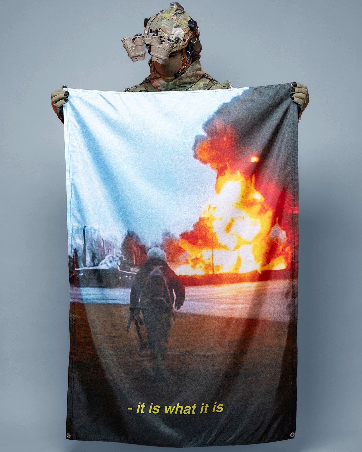 It is what it is | Military Mindset Flag